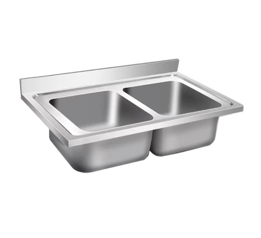 Large Single Tank Commercial Kitchen Stainless Steel Dishwashing Sink ...