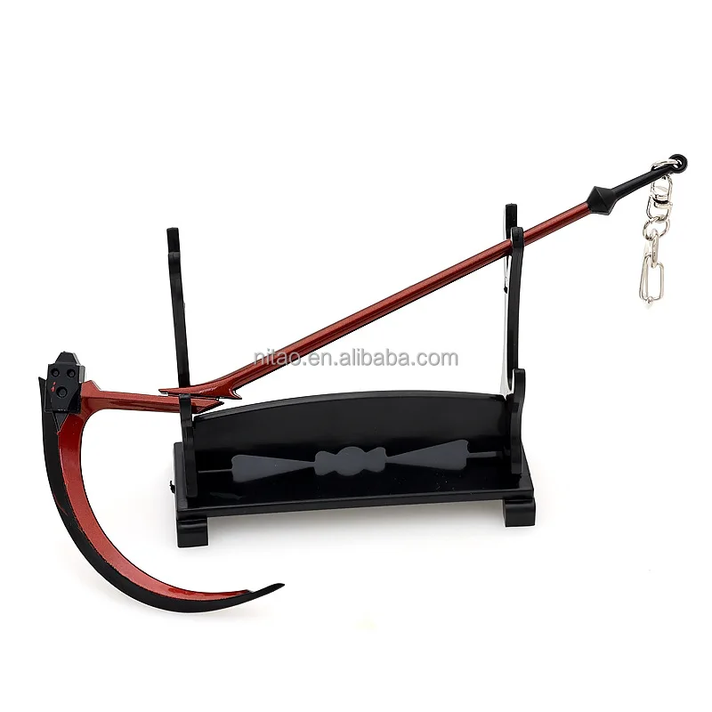 EVA NEON GENESIS EVANGELION Sickle 18cm 36g Zinc Alloy Mini Toys Weapon ...