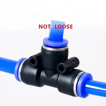 Plastic Quick Connect Pneumatic Fitting,Tee Tube Joints,Air Hose ...