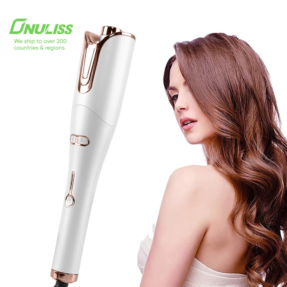 Auto Ceramic Hair Curling Rollers Machine Wand Curler Smart Electric ...