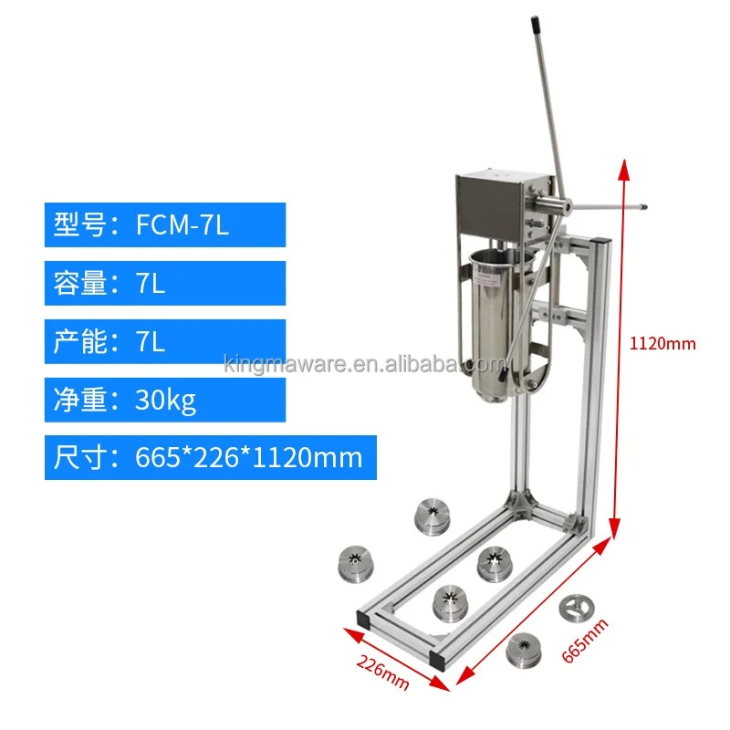 Commercial Churro Machine with Fryer - Durable & Efficient