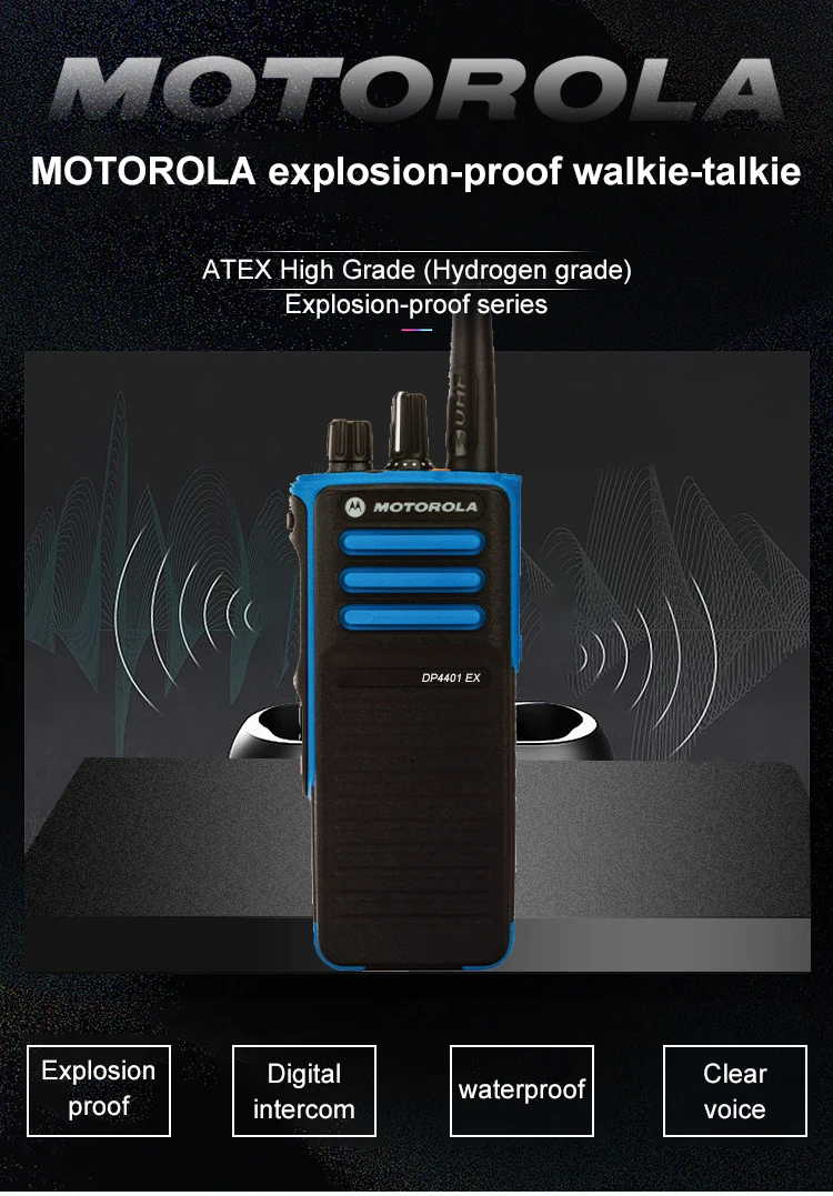 Motorola DP4401 Ex ATEX Walkie Talkie - Plosion-Proof Radio