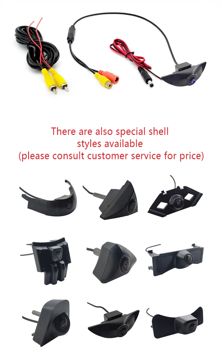 Wemaer Car Front Camera Hd Night Vision Super Wide Car Camera For ...