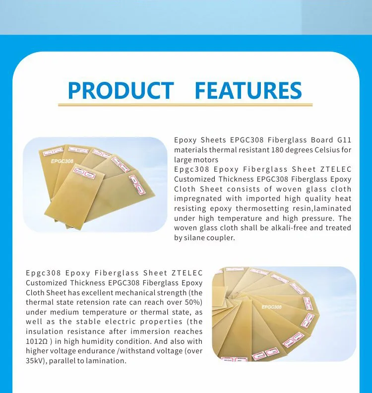 Iec Epgc 308 Nema G11 Epoxy Fiberglass Laminated Sheet Thermal ...