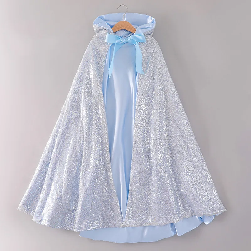 Princess Dress up Cape with Wand and Crown for Halloween