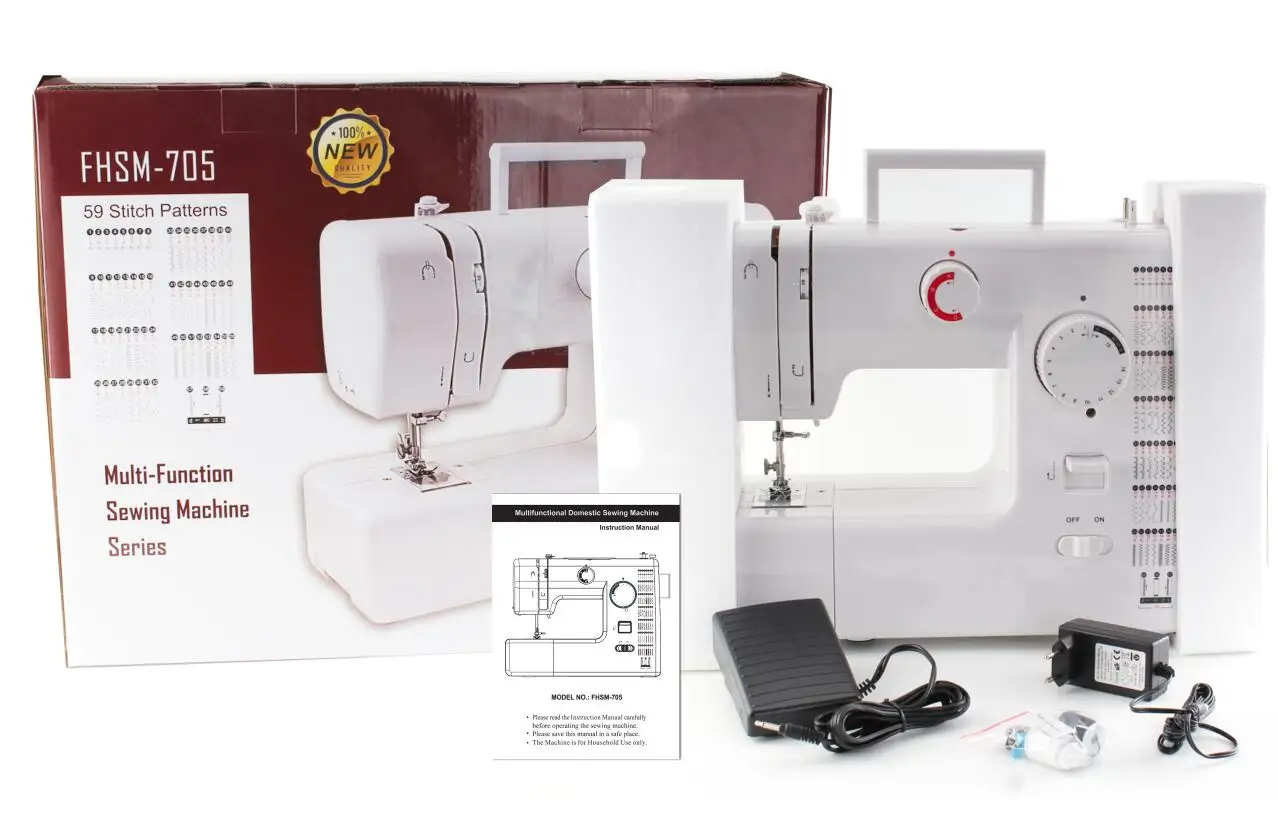 Fhsm-705 Overlock Household Multifunctional Sewing Machines With Ce ...