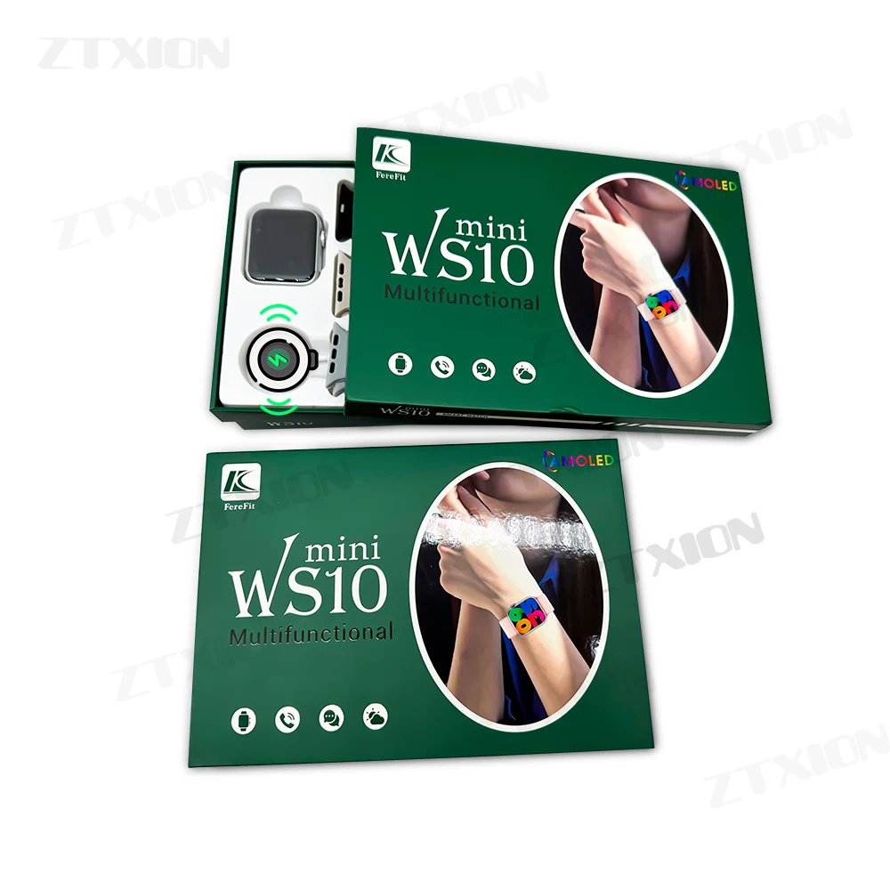 High Quality Fashion 2024 Smart Watch Ws10 Mini 3 Straps Fitness ...