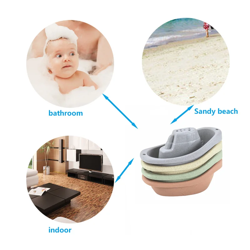 Stackable Bath Boats - Floating Fun for Baby & Kids