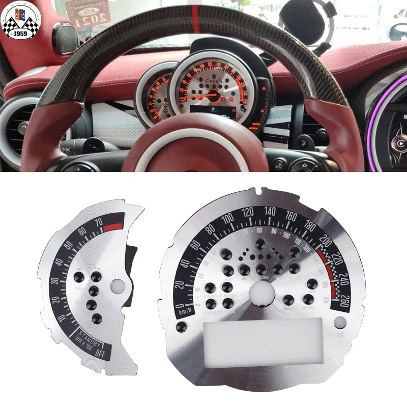 Laser Style Plastic Tachometer Speed Meter Stick On Plate Cover For ...