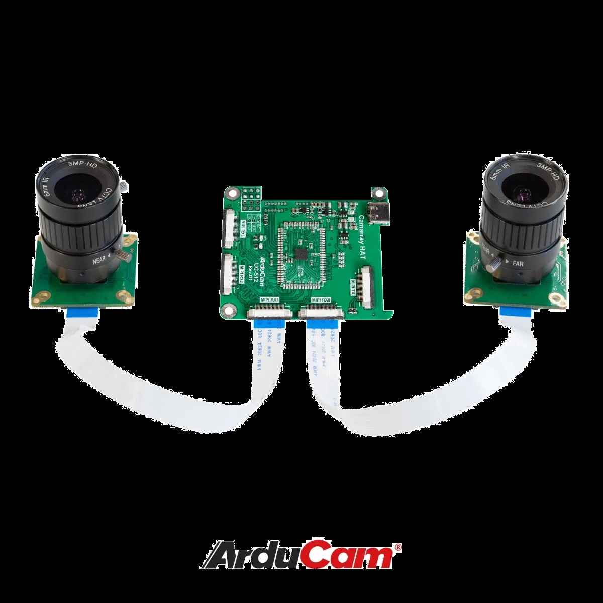 Arducam 12mp*2 Synchronized Stereo Lens Kit Raspberry Pi - Buy Arducam arducam Camera Module ...