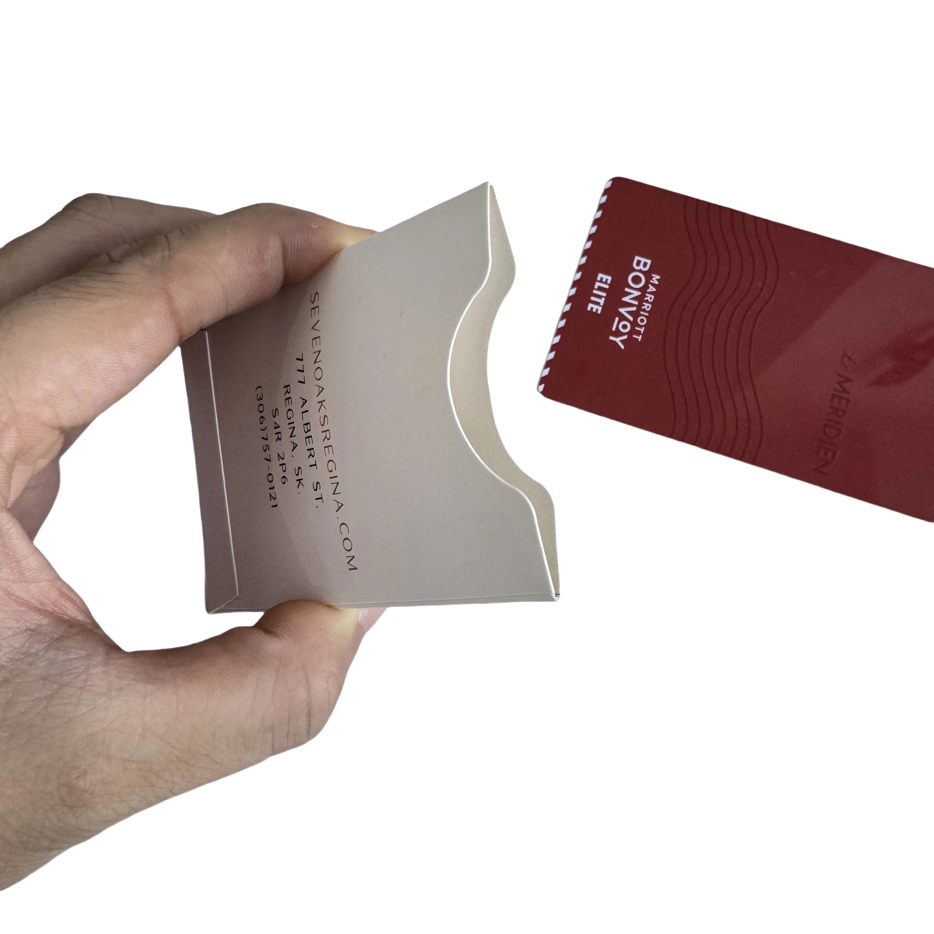 Custom Printed Card Holder Hotel Key Card Sleeve Paper Business ...