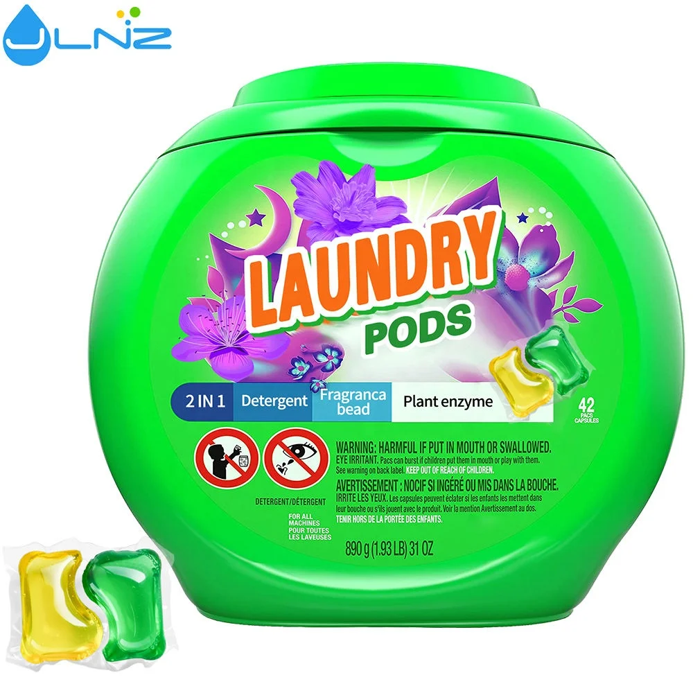 Oem High Quality Laundry Pod Water Soluble Lasting Smell Liquid Laundry ...