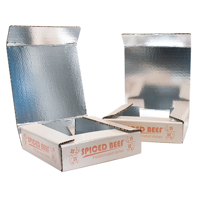 Biodegradable Frozen Box Insulated Food Packaging Aluminium Foil ...