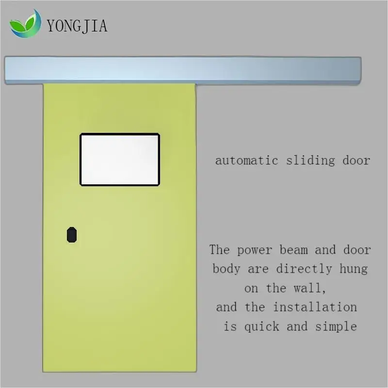 Operating Room Airtight Door Electric Sensing Translation Door Foot ...