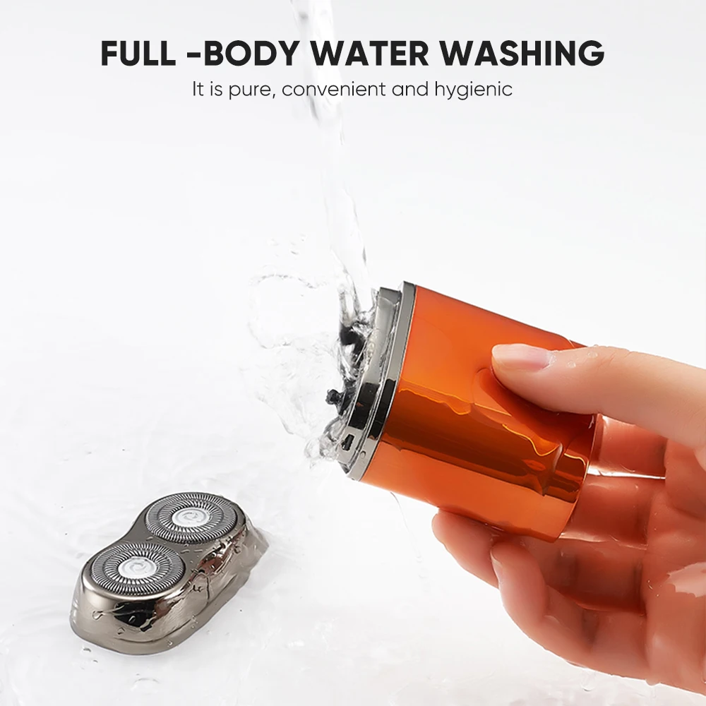 Face Shaver Mini Electric Shaver Pocket Size Waterproof Razor For Men ...