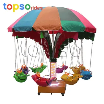 8 Seats Electric Swing Fish Rides Kids Flying Fish Rides - Buy Kids ...