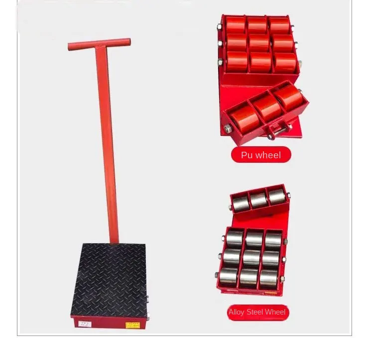 9 Ton Heavy Lifting Roller Skates Machinery Small Trolley Cart - Buy ...
