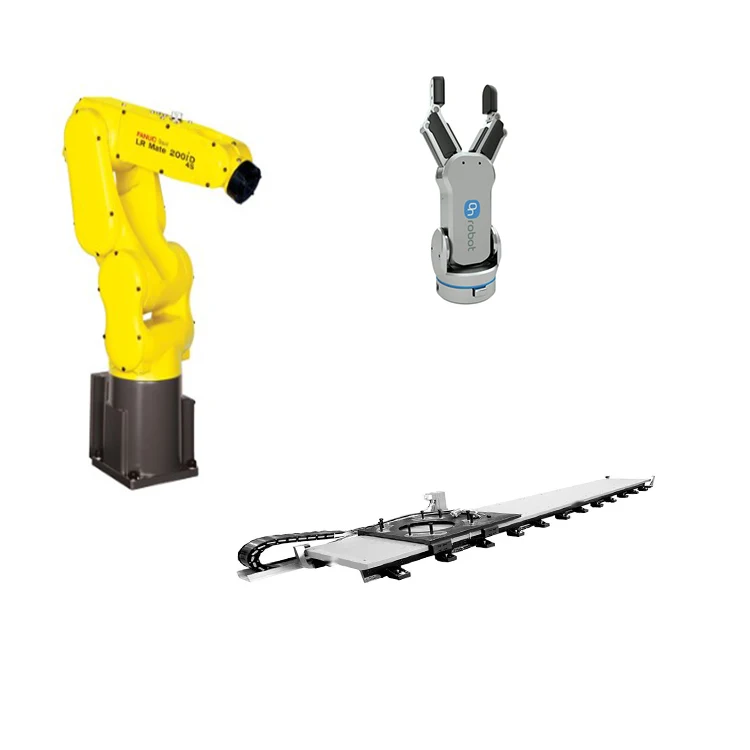 Fanuc Robotic Arm LR Mate 200iD 4S With Linear Guide Rail Pick And ...