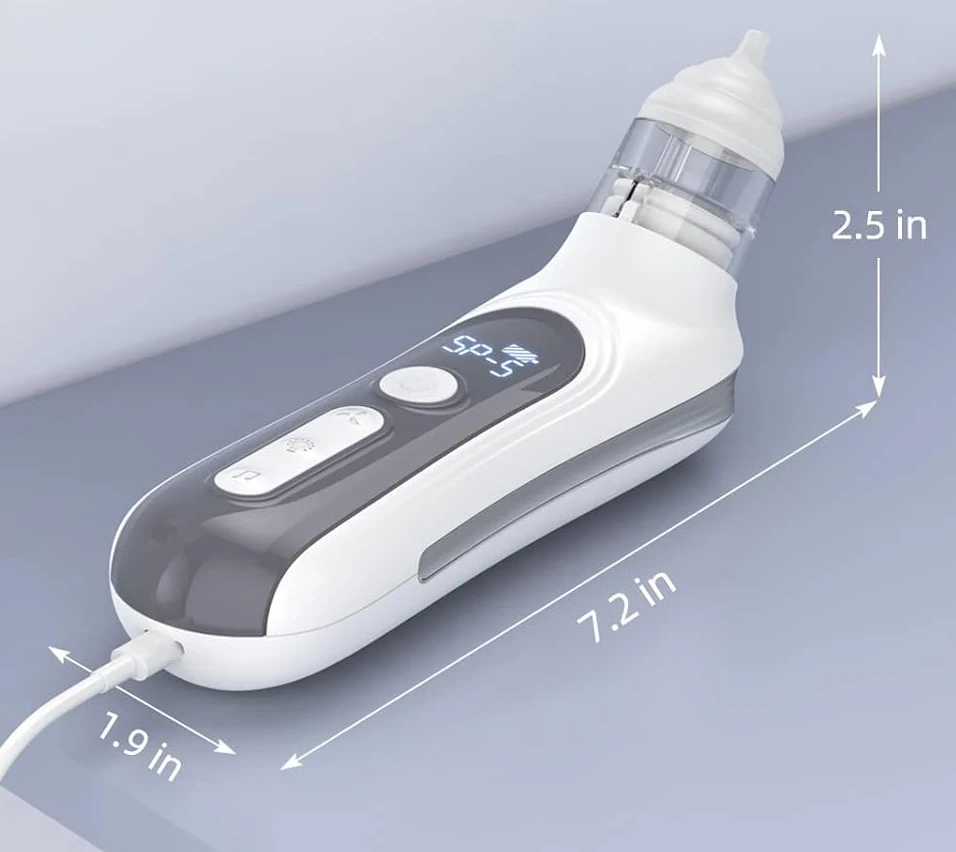 Baby Nasal Aspirator Electric Newborn Care Products Nose Cleaner Mucus ...