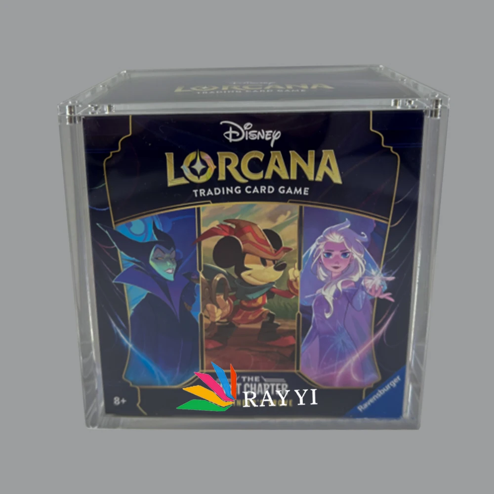 Ray Yi Premium Acrylic Disney Lorcana Display Protector Case For Disney ...
