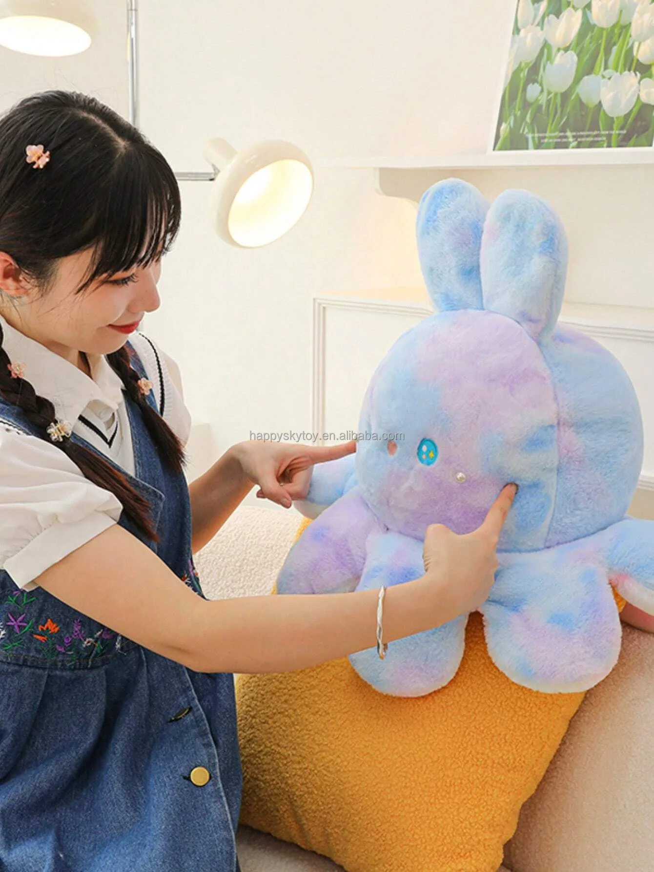 Creative Octopus Plush Toy 25/35cm Stuffed Animals Girls Birthday Gifts ...
