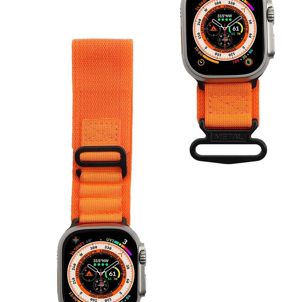 Alpine Loop Nylon Bracelet For I Watch 6 7 8 For Apple Watch Ultra 49mm ...