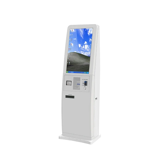 Outdoor Touch Screen Self Service Ticket Vending Kiosk Machine With ...
