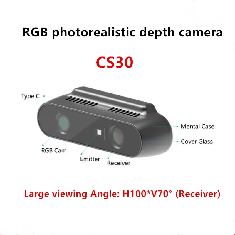 Photorealistic Rgb+tof Depth Camera Cs30 Large Viewing Angle Solid ...
