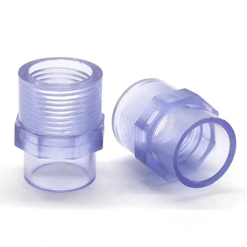 UPVC Pipe Thread Adapter Transparent DN15 To DN50 Female Straight ...