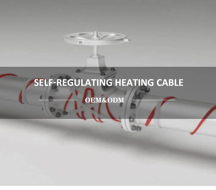 Easy Installed Heat Pipe Tracing Self Regulating Heating Cables With ...