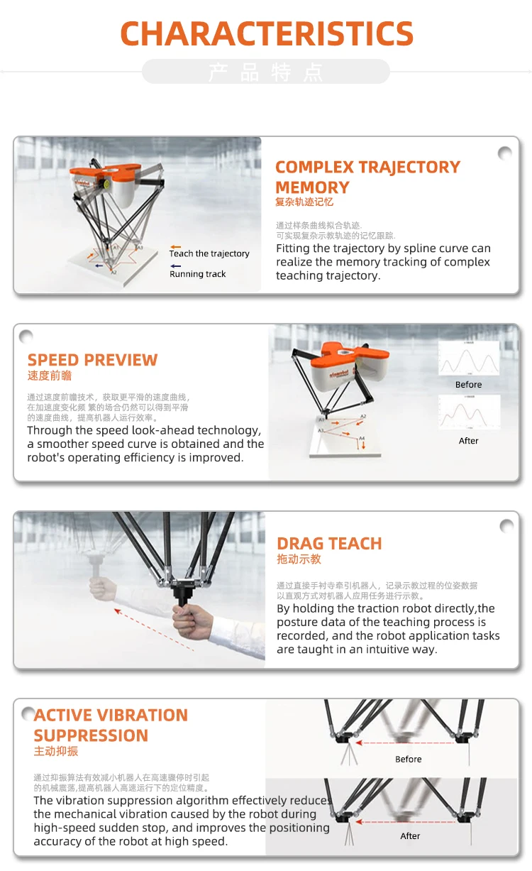 Spider Delta Parallel Robot & KUKA Palletizing System