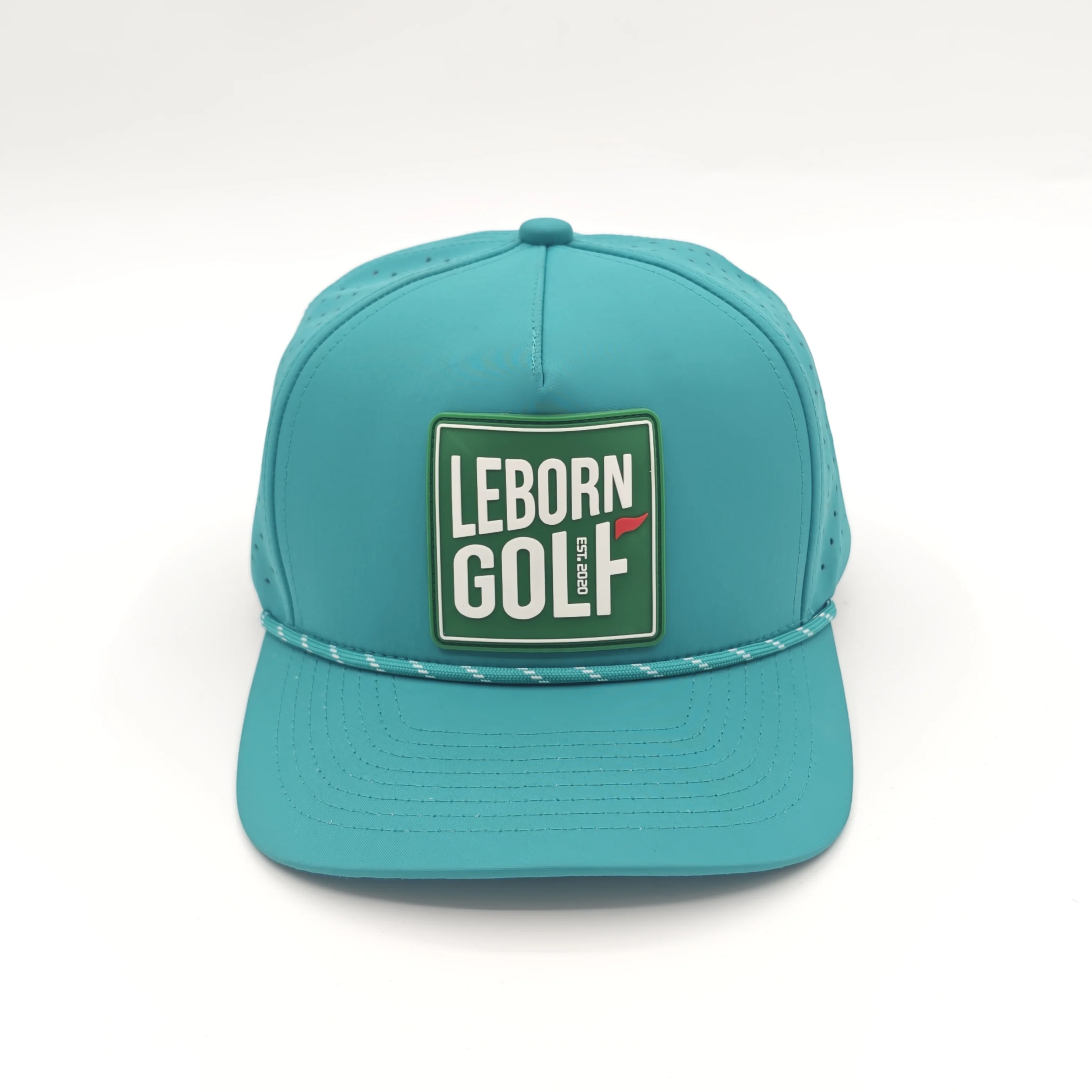 Custom 5 Panel Rubber PVC Patch Logo Baseball Cap