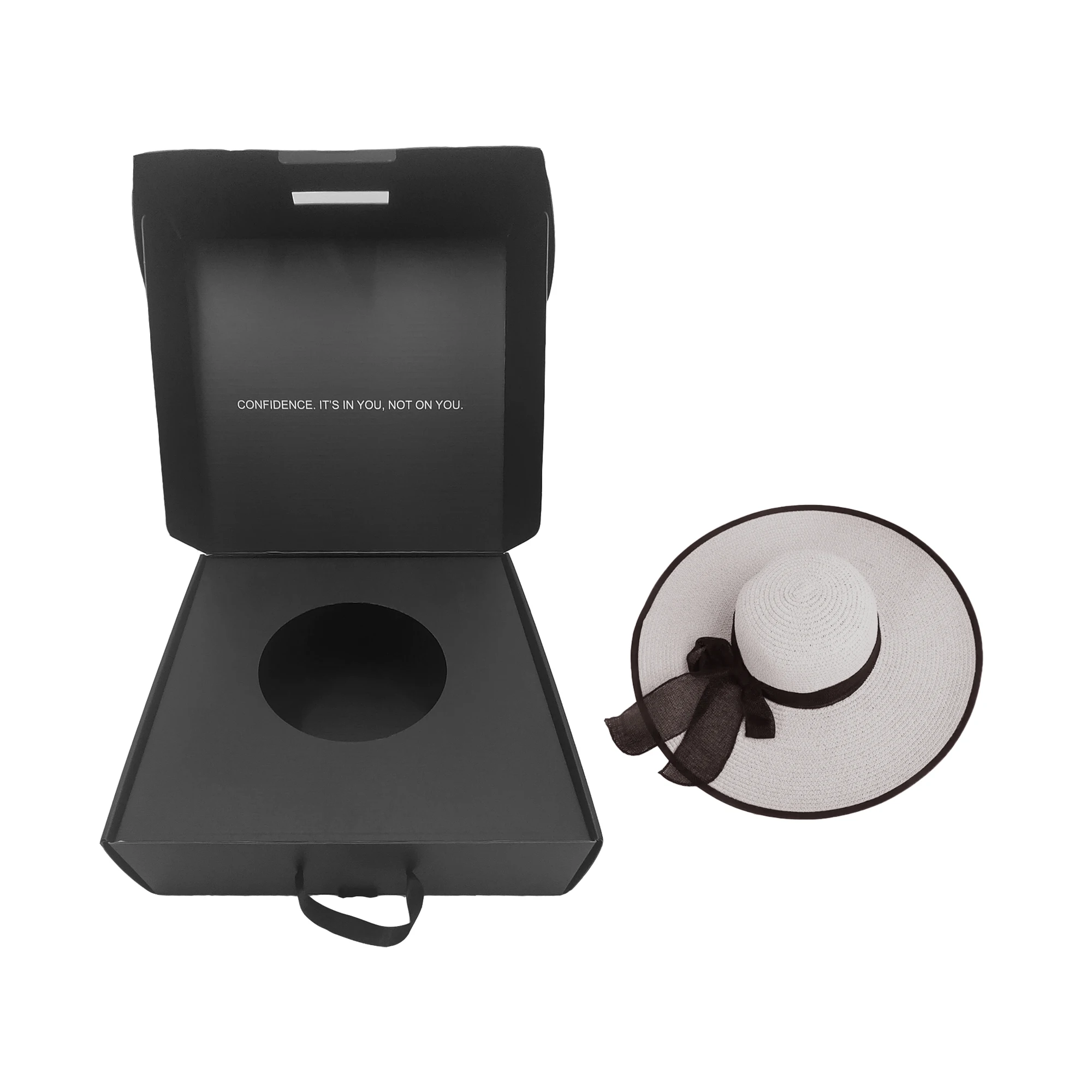 Snapcap Box Packaging Baseball Cap Box Custom Hat Corrugated Board ...