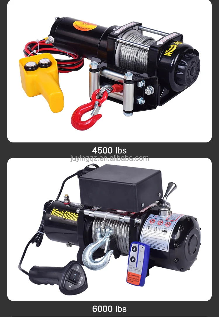 2000-12000lbs Electric Winch - Customized Support for off Road