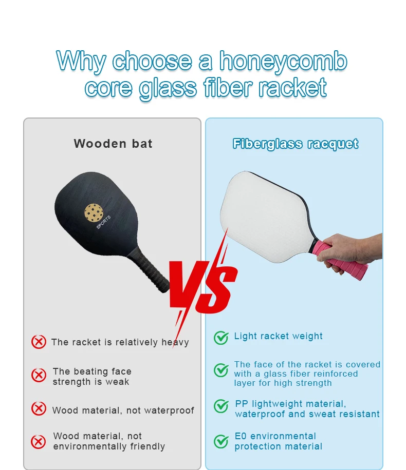 Cold Press Molding Pickleball Paddle Edgeless Textured Pickle Ball ...