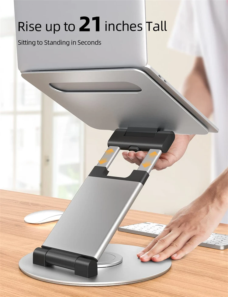 High Load-bearing Capacity Laptop Lever Bracket Rotation-freely ...