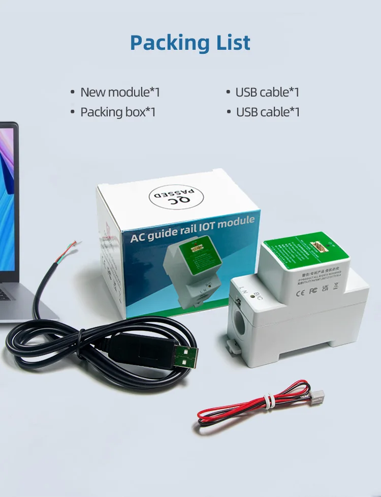 110/220v Iot Single Phase Home Assistant Energy Meter 6in1 Power ...