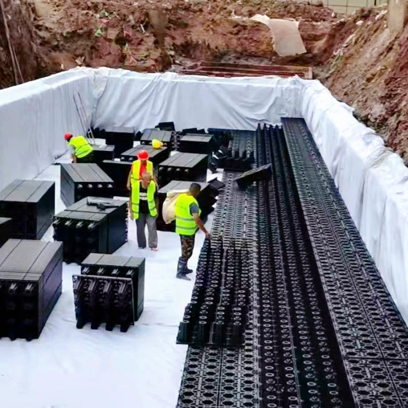 Garage Green Roof Drainage Ditch Culvert Underground Rainwater ...