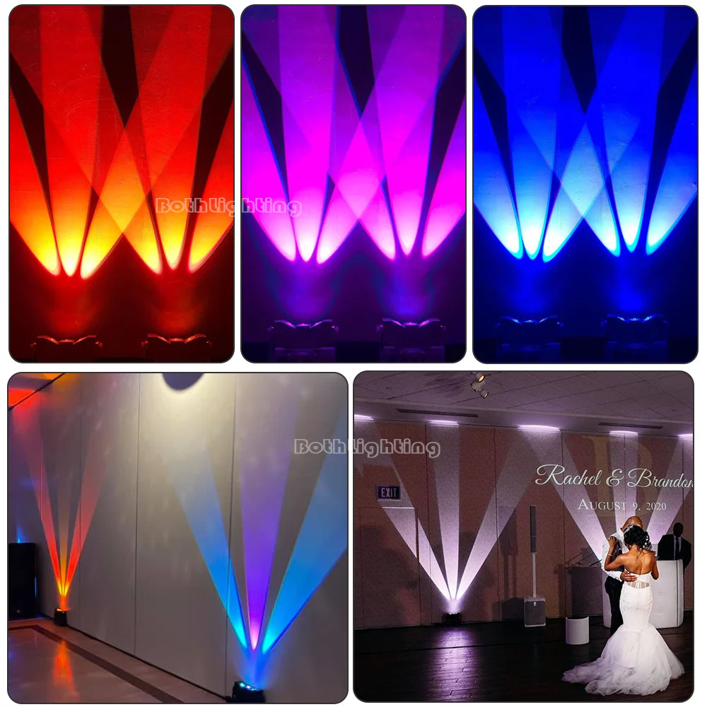 Tri Beam 3x10w Uplight RGBA 4in1 DMX Battery LED Wall Washer
