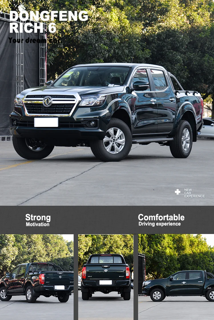 New Dongfeng Rich6 Zna Pickup Electric Ev Car Camioneta China Dongfeng ...