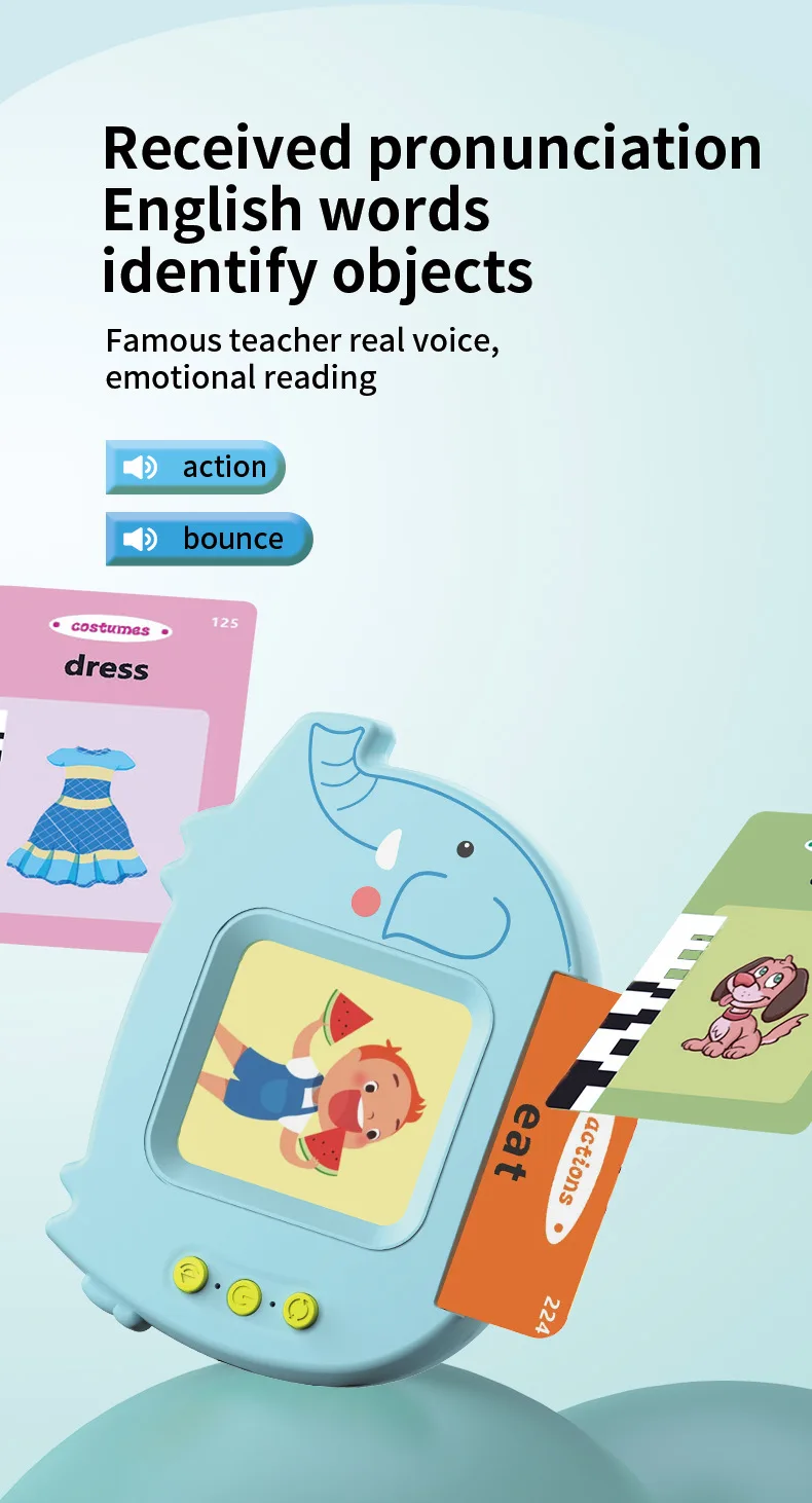 Education Cards And Flash Cards Alphabet Letters Learning Machine Toys ...