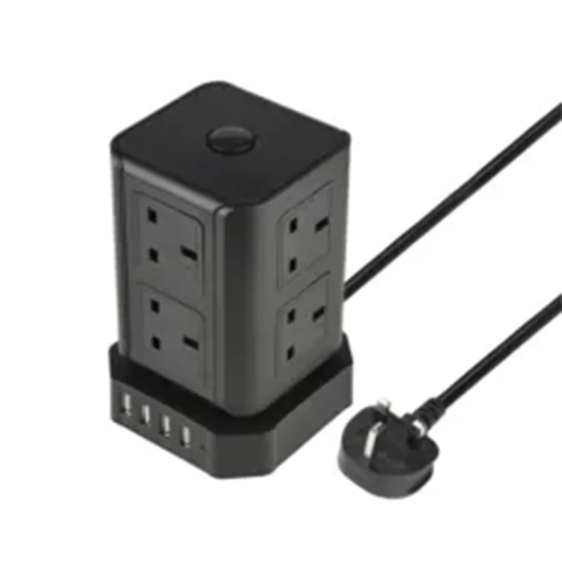 Charge Desktop Tower Universal Plug Extension Socket Retractable ...