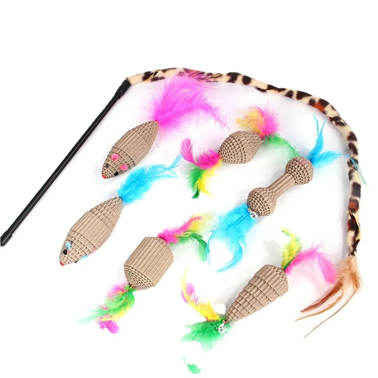 Sses Funny Corrugated Paper Cat Toy Sets 7 In 1 Cat Toy Sets - Buy ...