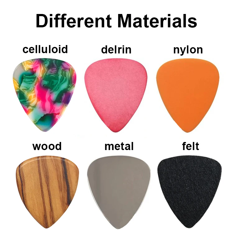 Custom Design Guitar Picks - Durable Celluloid Options