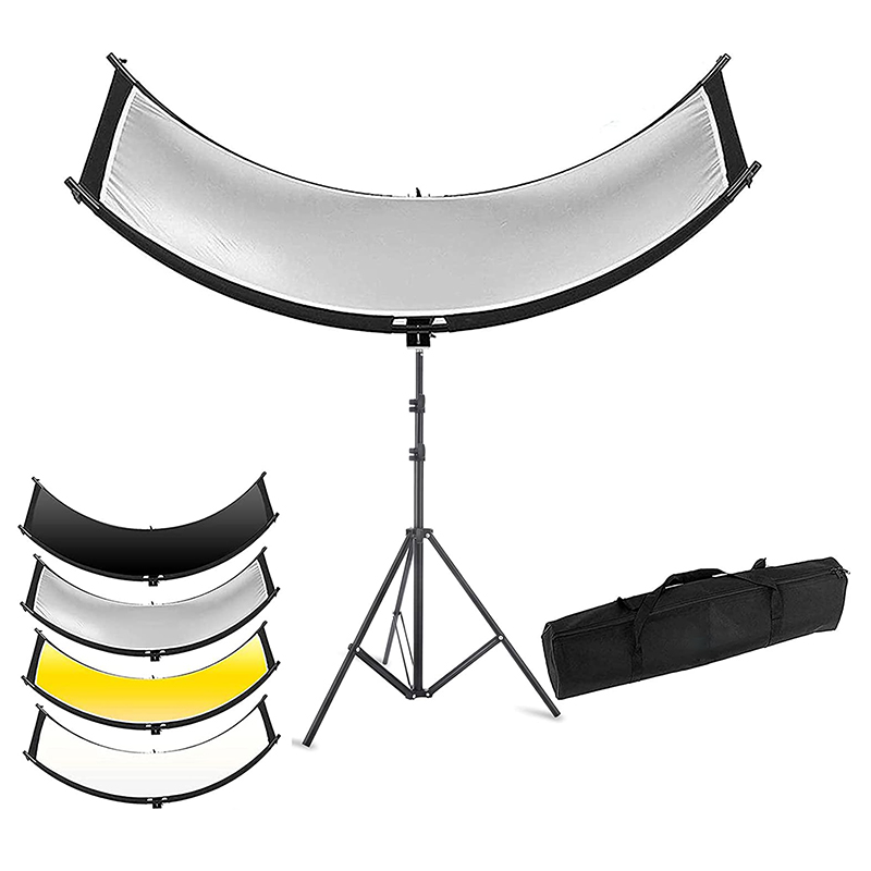 U Shaped Photography Reflector Collapsible Light Reflective Cloth Soft ...