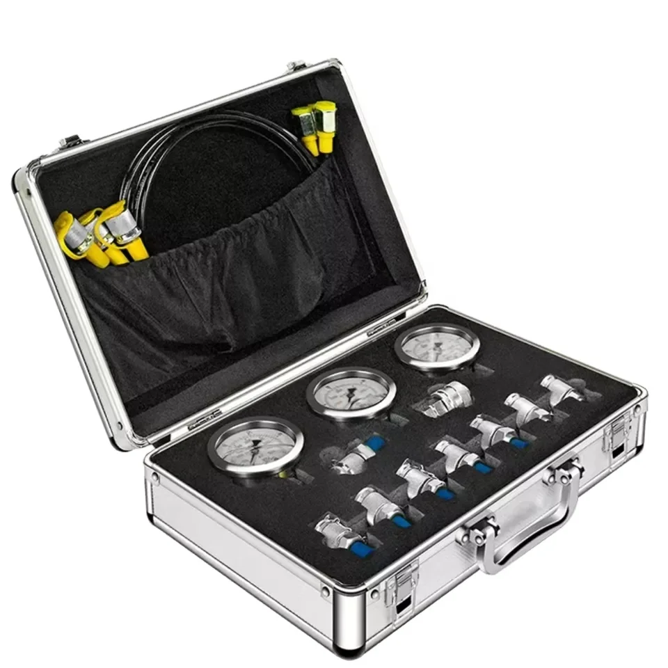Hydraulic Pressure Test Kit Hydraulic Pressure Gauge Kit For Excavator ...