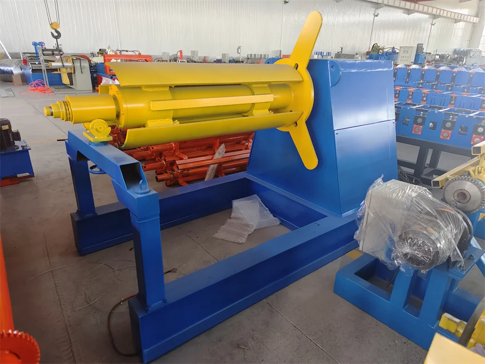 10 Tons High-Speed Automatic Decoiling Machine Hydraulic Aluminum Steel ...