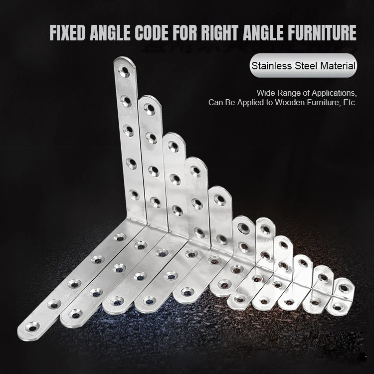 Stainless Steel Right Angle Wall Mount Mounting Shelf Angle Bracket ...