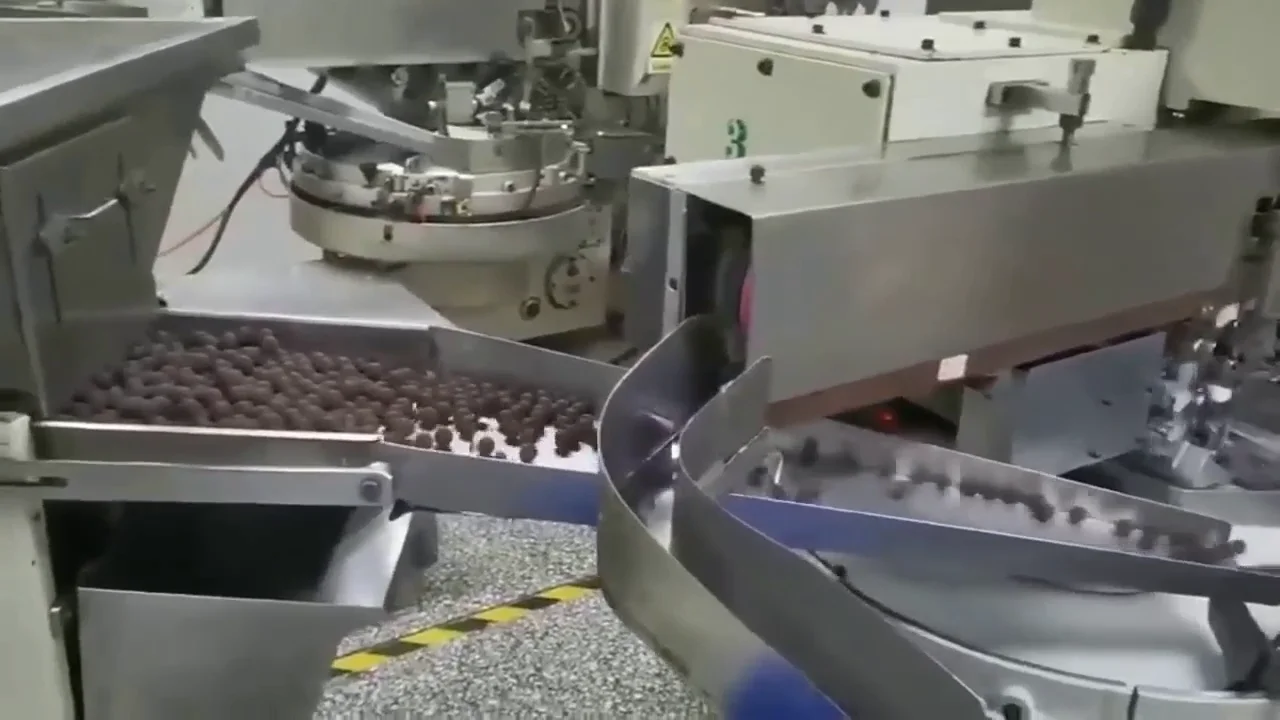 Automatic Chocolate Aluminum Foil Wrapping Machine For Ball Or Egg ...