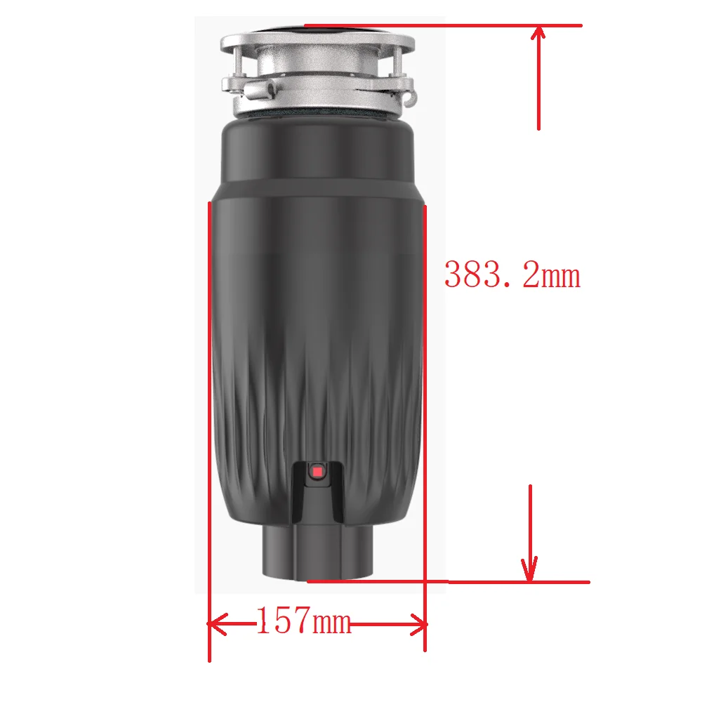 Food Waste Grinder/kitchen Food Waste Disposal Machine/fish Bone ...